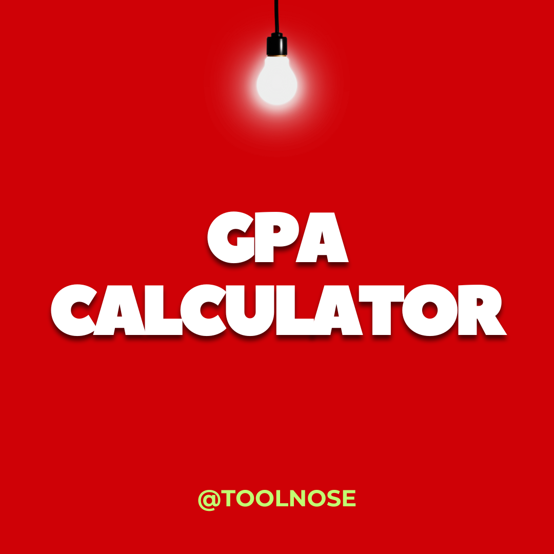 GPA Calculator - ToolNose